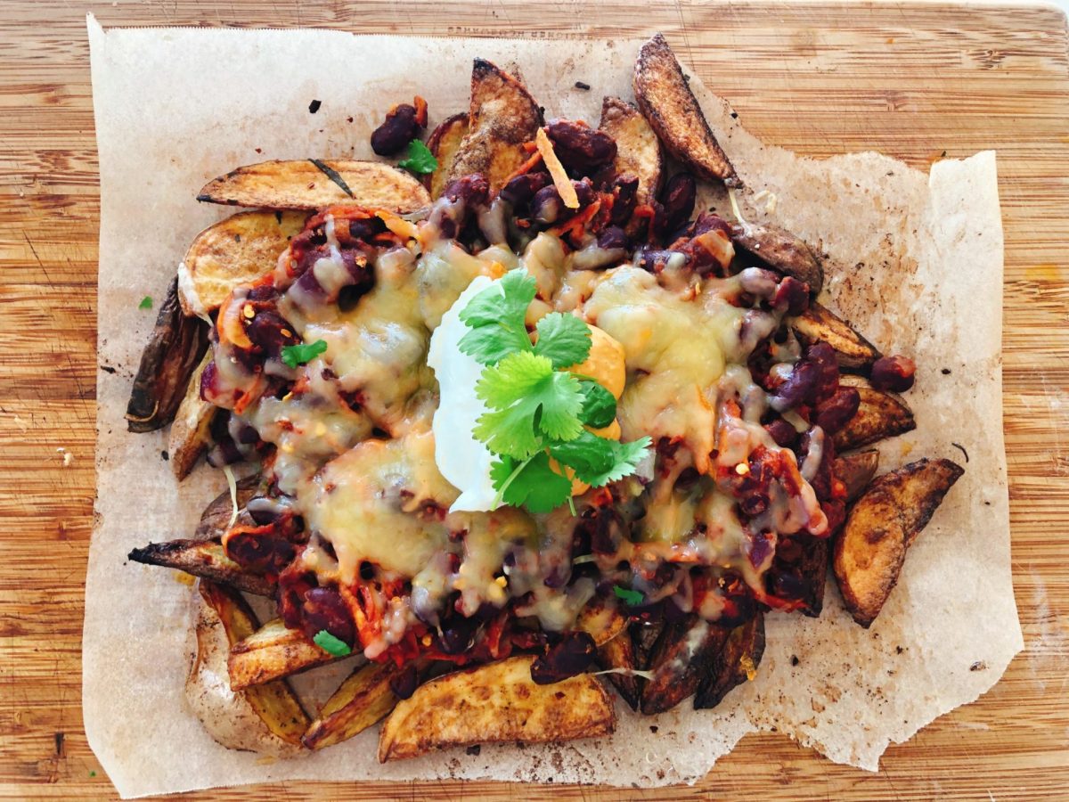 Vegetarian Loaded Mexican Wedges - Fuel My Potential